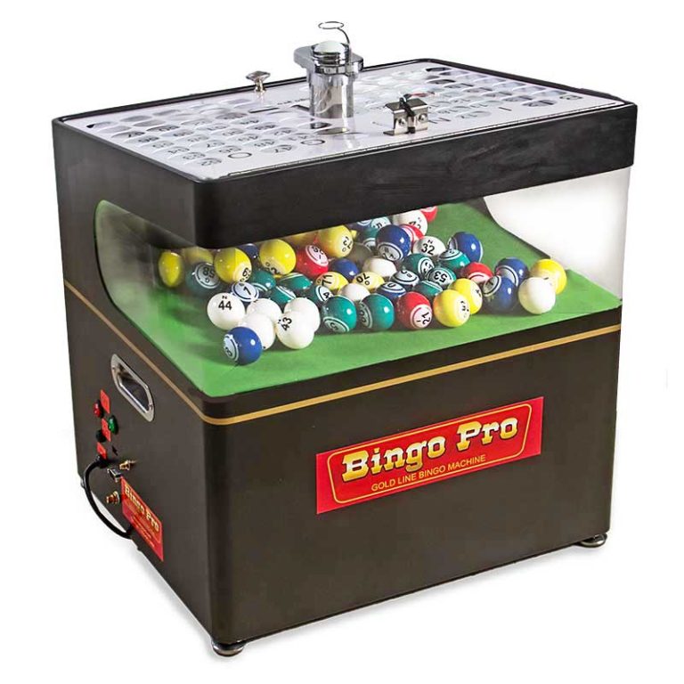 Portable Tabletop Bingo Machines that are Quieter and hearing aid friendly.