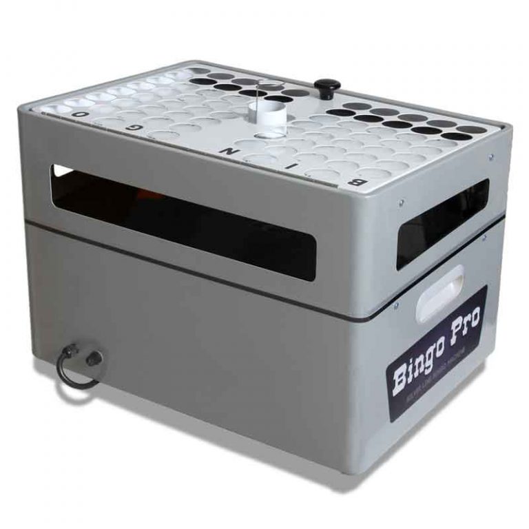 Bingo Pro | Silver Line Portable Tabletop Bingo Machine | Quiet Running