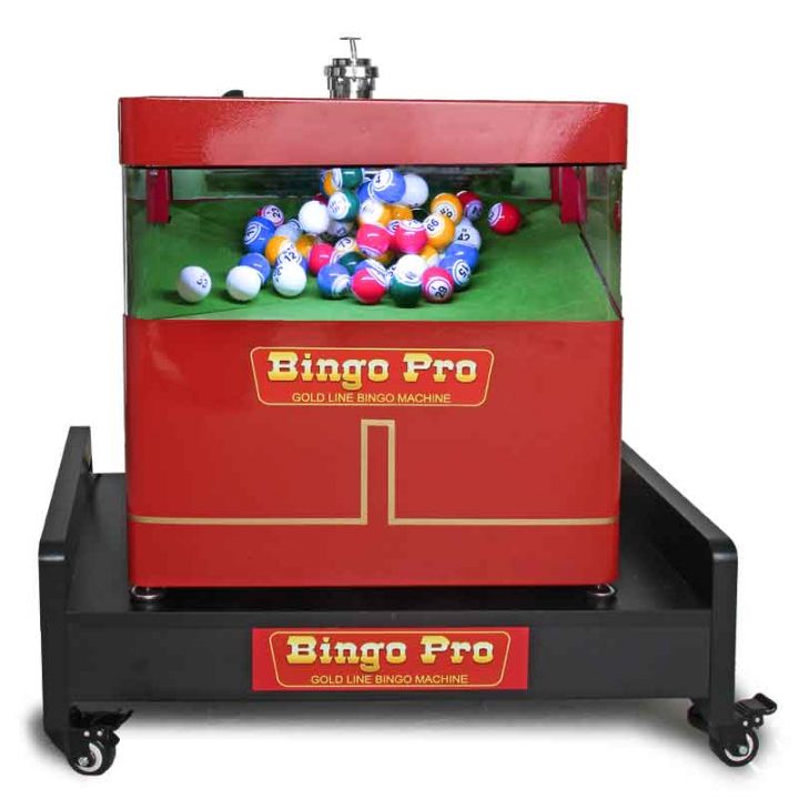 Lowrider Rolling Bingo Machine stand Cart | Bingo Pro