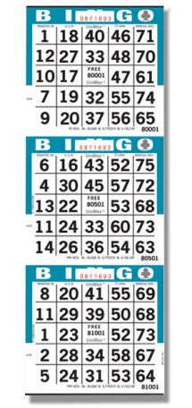 Unimax Random Bingo Paper - Bingo Pro